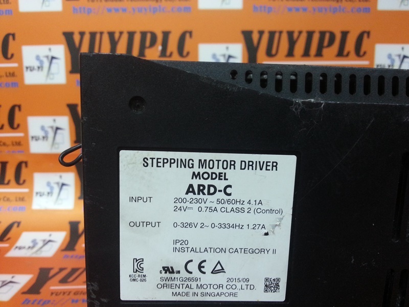 ORIENTAL ARD-C STEPPING MOTOR DRIVER - PLC DCS SERVO Control MOTOR POWER SUPPLY IPC ROBOT